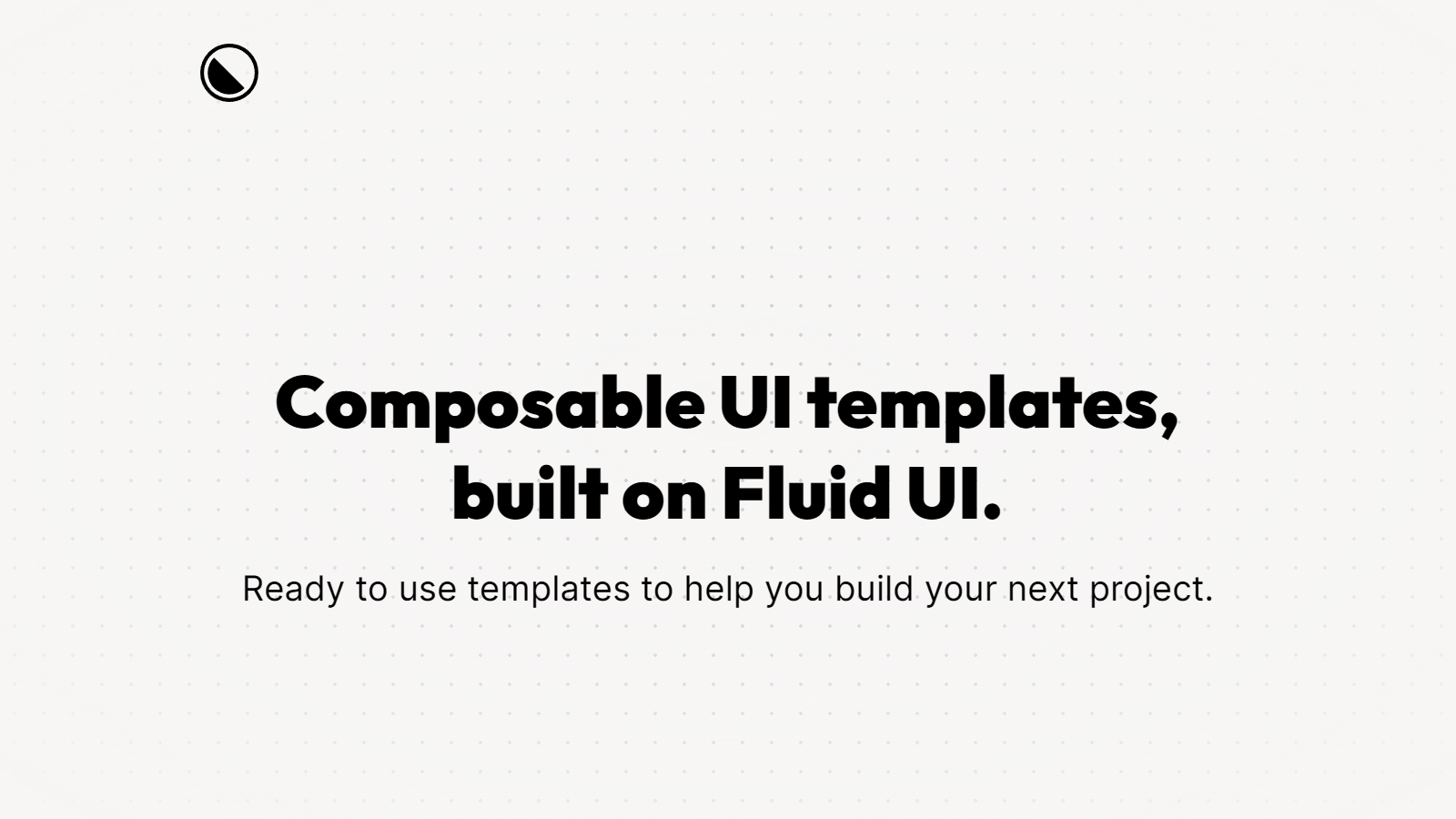 Fluid Kit | React UI Templates